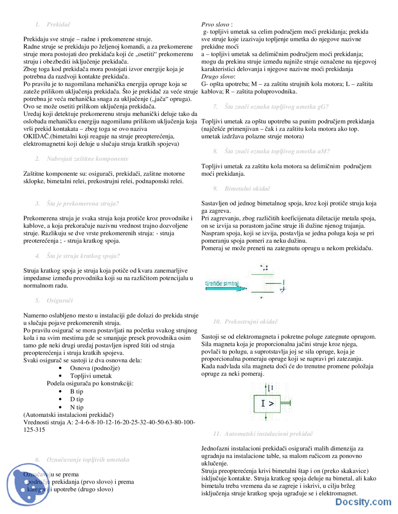 Puskice-Ispit-Elektroenergetski sistem-Elektrotenika i racunarstvo (1) | Ispiti' predlog ...