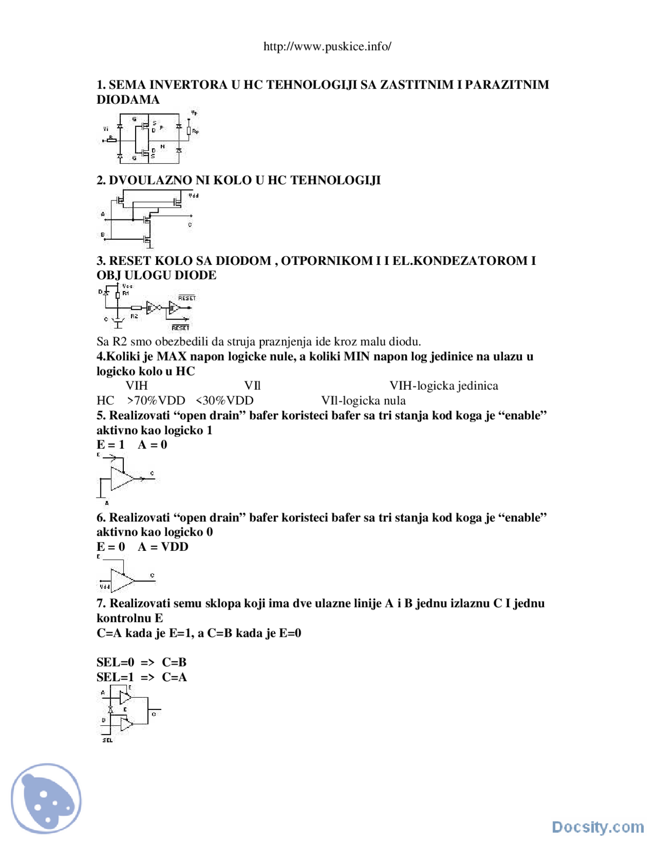 Seme-Ispit-Digitalna integrisana elektronika-Elektrotehnika i racunarstvo | Ispiti' predlog ...