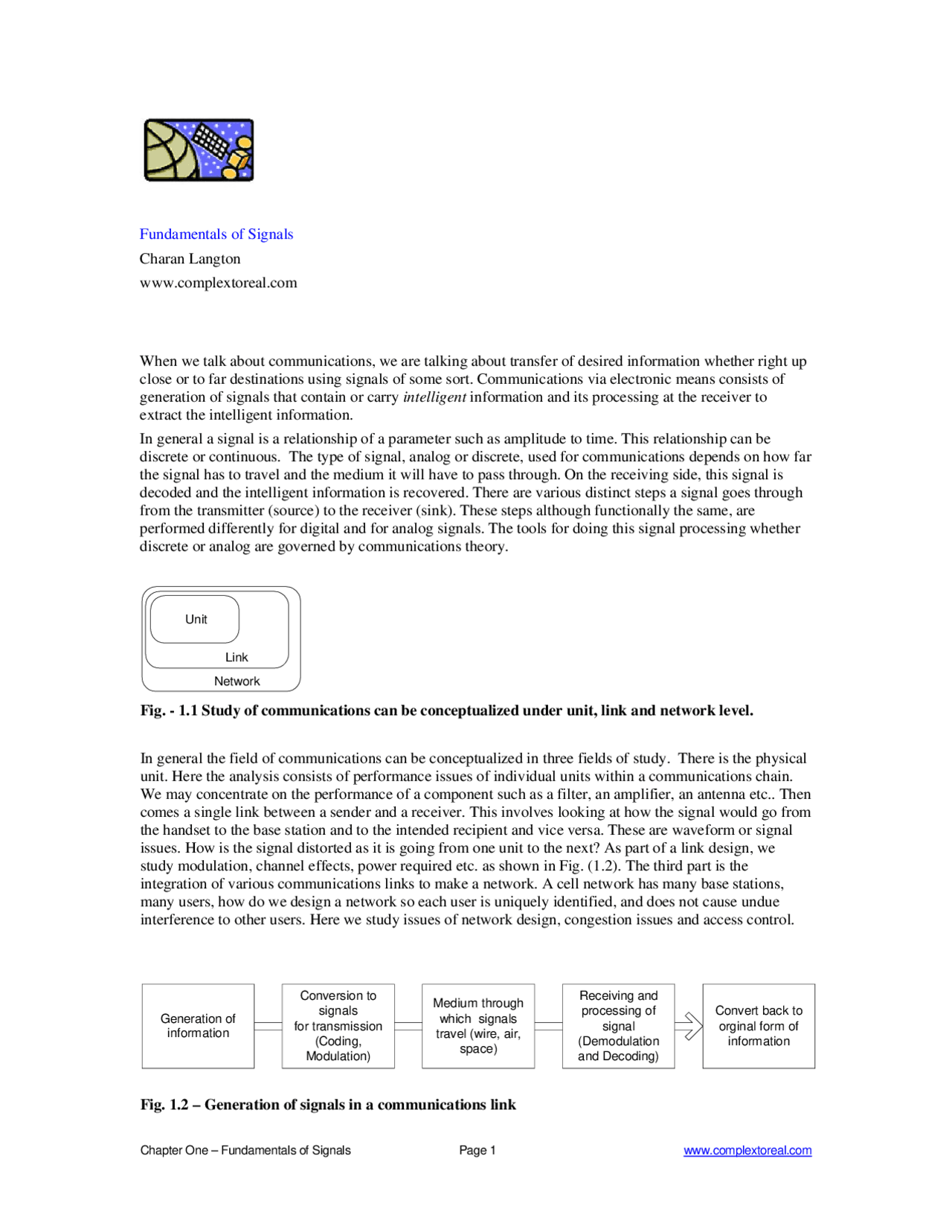 Basic Concepts In Digital Communications Docsity