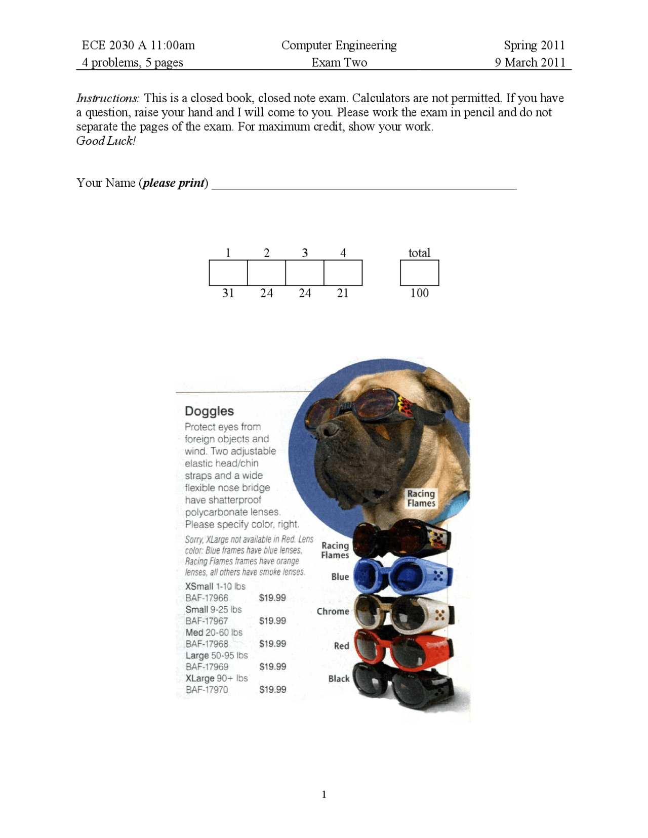 Most Positive Computer Engineering Exam Docsity
