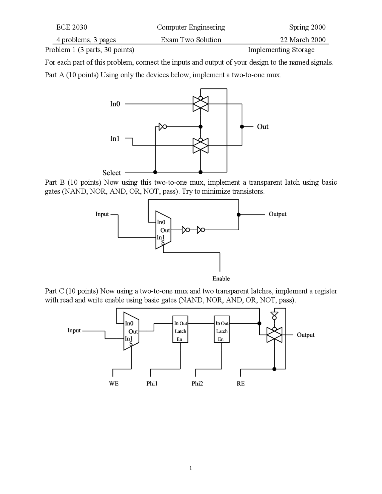 Convert Some Binary Computer Engineering Solved Exam Docsity