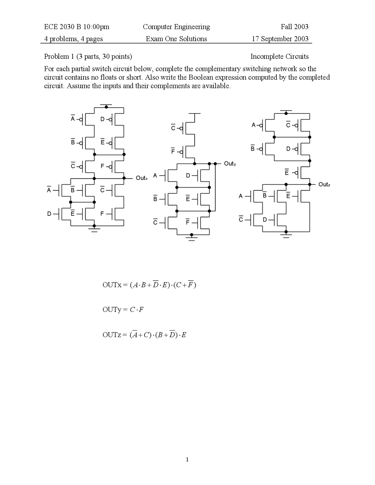 Reimplement - Computer Engineering - Solved Exam | Exams Computer Science | Docsity