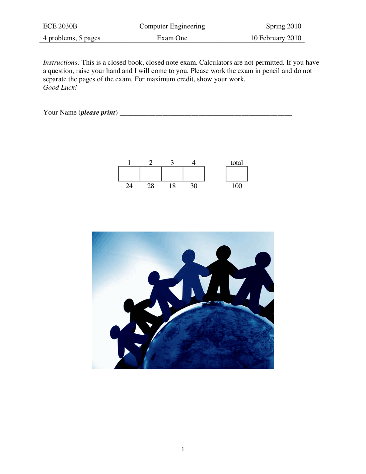 Completed Circuit Computer Engineering Exam Docsity