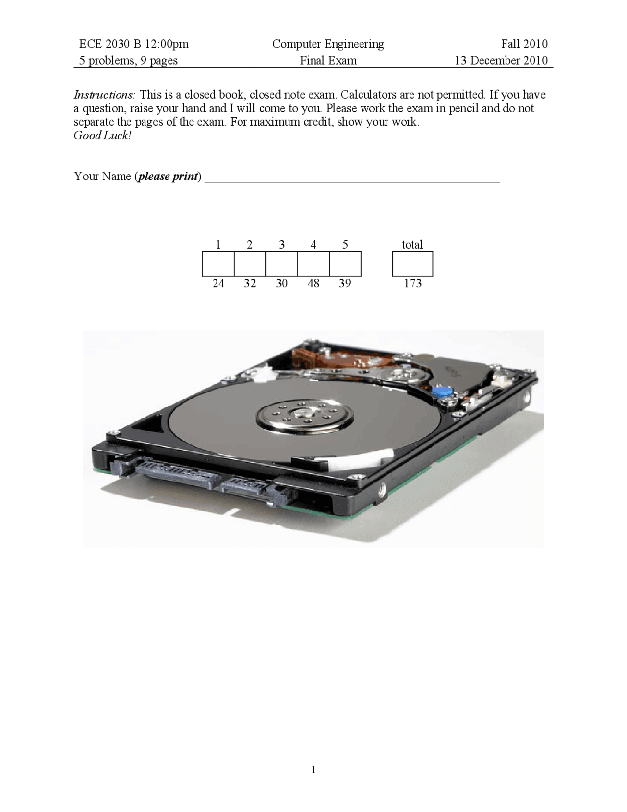 Label all Signals - Computer Engineering - Exam - Docsity