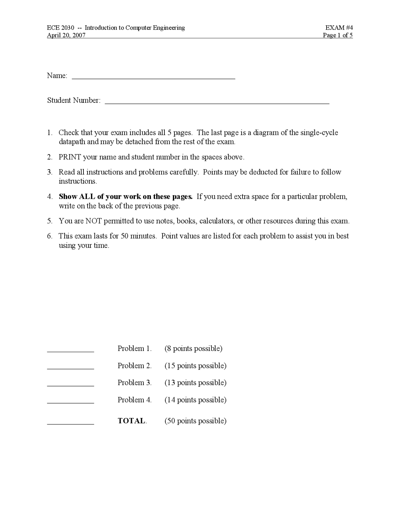 Additional States Computer Engineering Exam Docsity