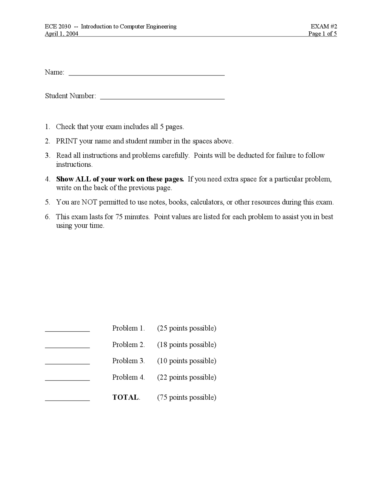 Complement Formats - Computer Engineering - Exam - Docsity