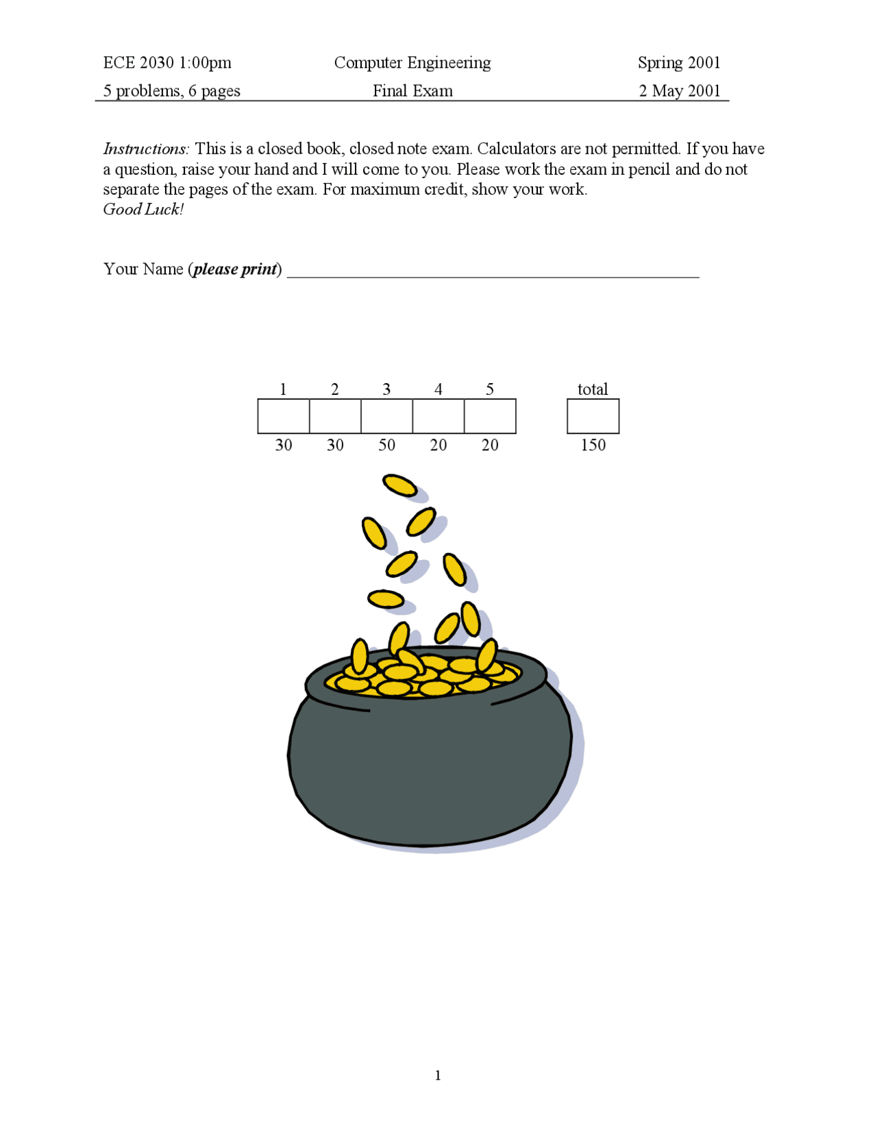Overlapping - Computer Engineering - Exam - Docsity