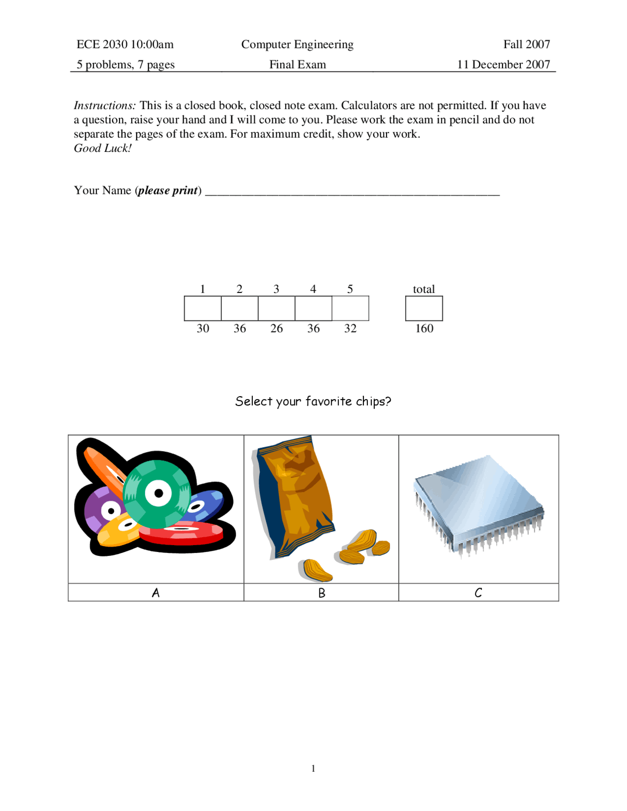 Address Lines - Computer Engineering - Exam - Docsity