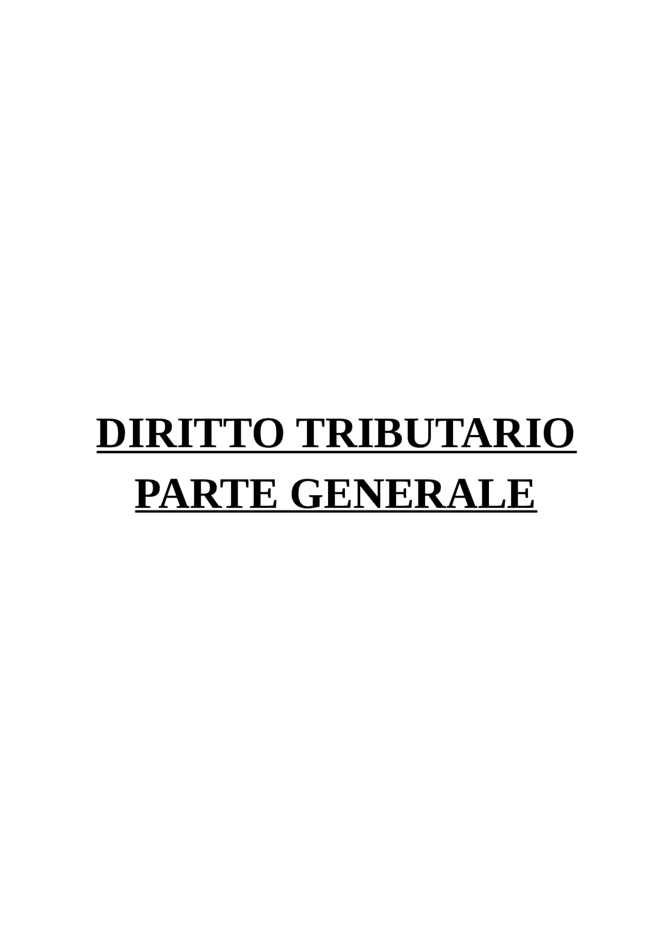 Diritto Tributario Falsitta Parte Generale Docsity