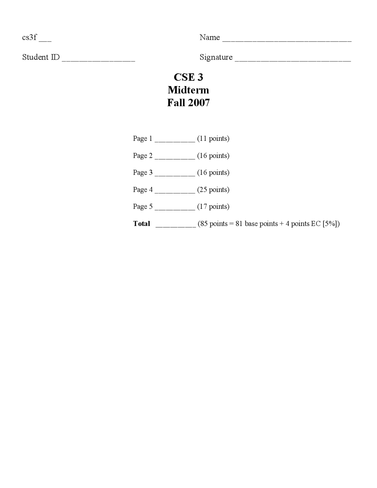 Good Guess Fluency With Information Technology Past Exam Paper Docsity