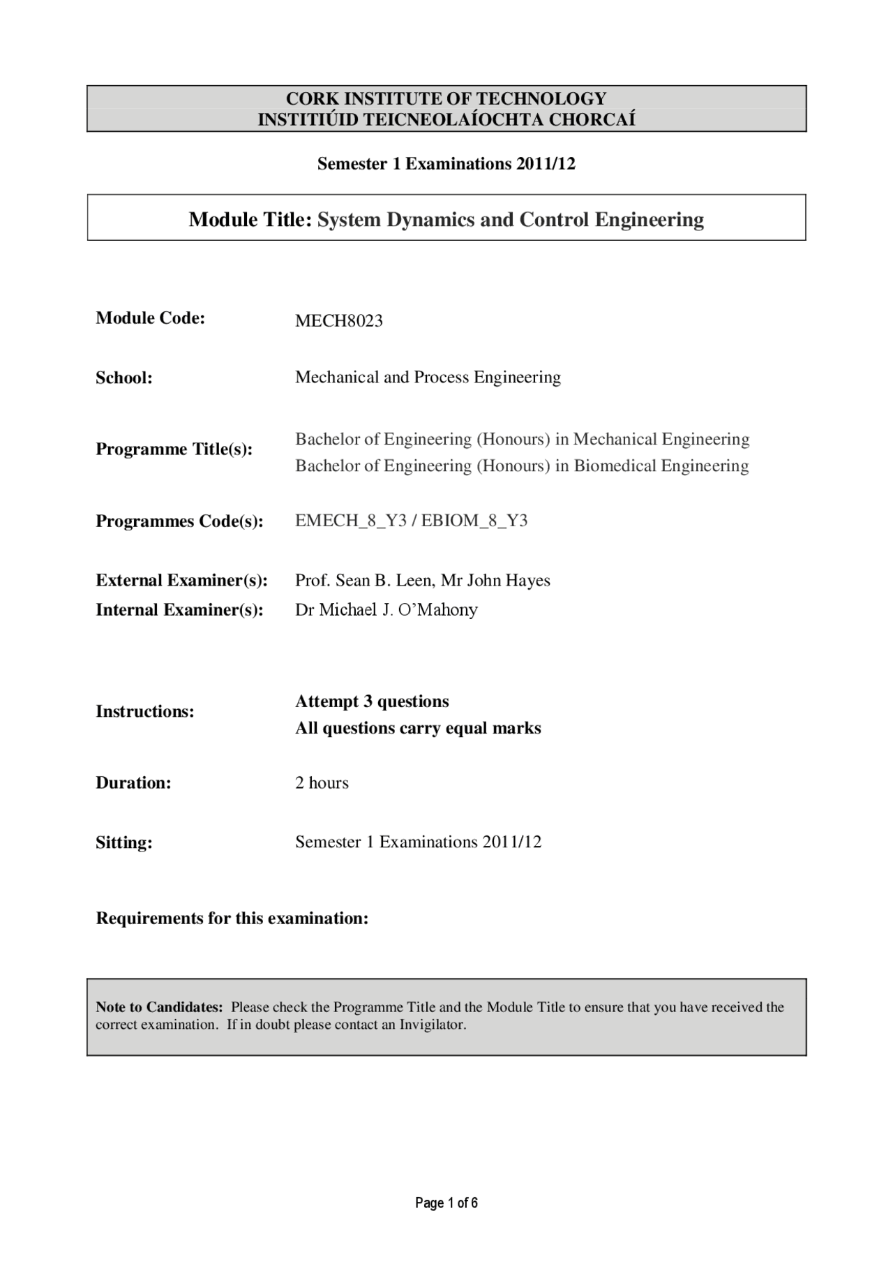 System Dynamics System Dynamics Exam Docsity