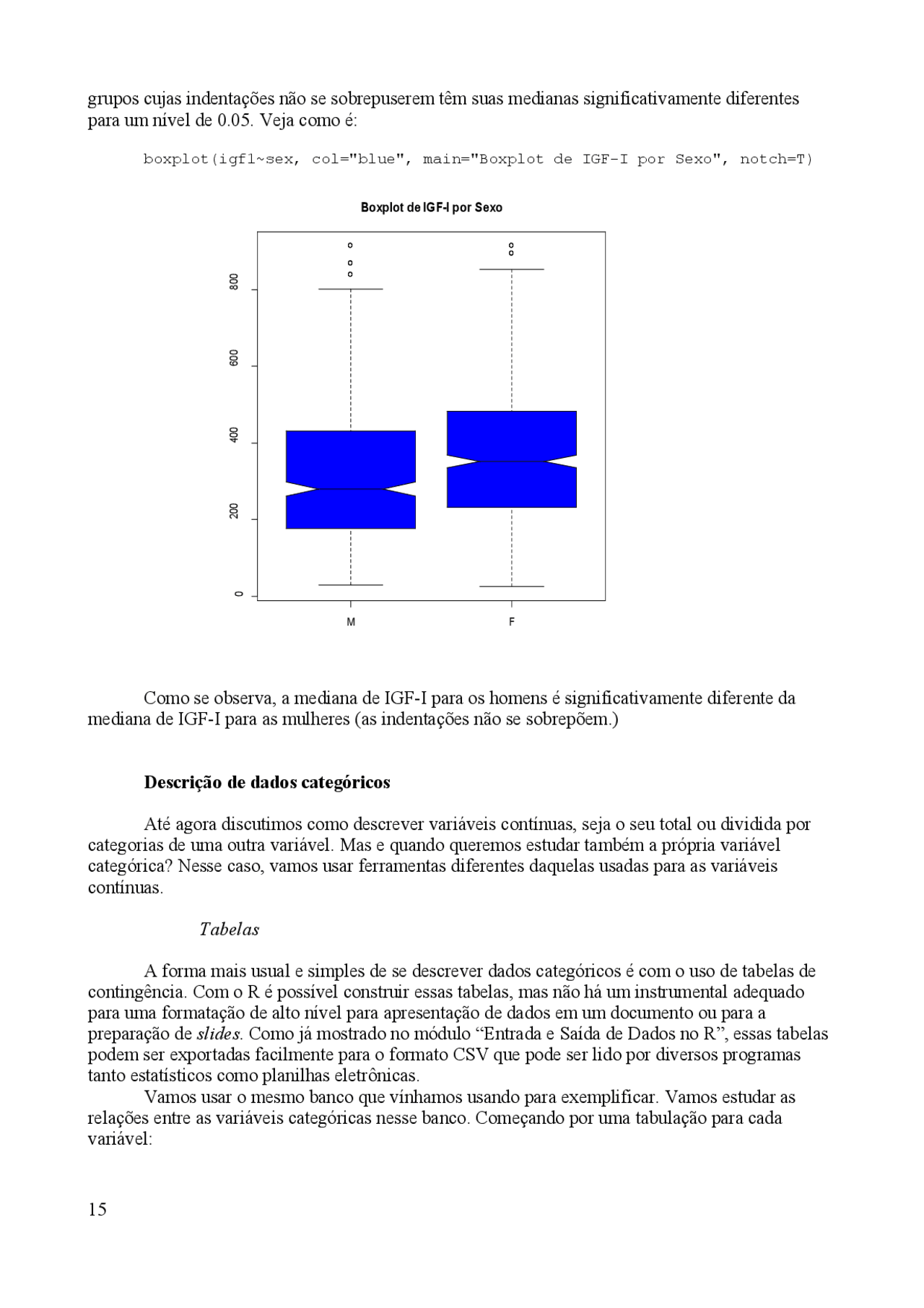 Aprendendo R Apostilas Estatística Parte2 Docsity