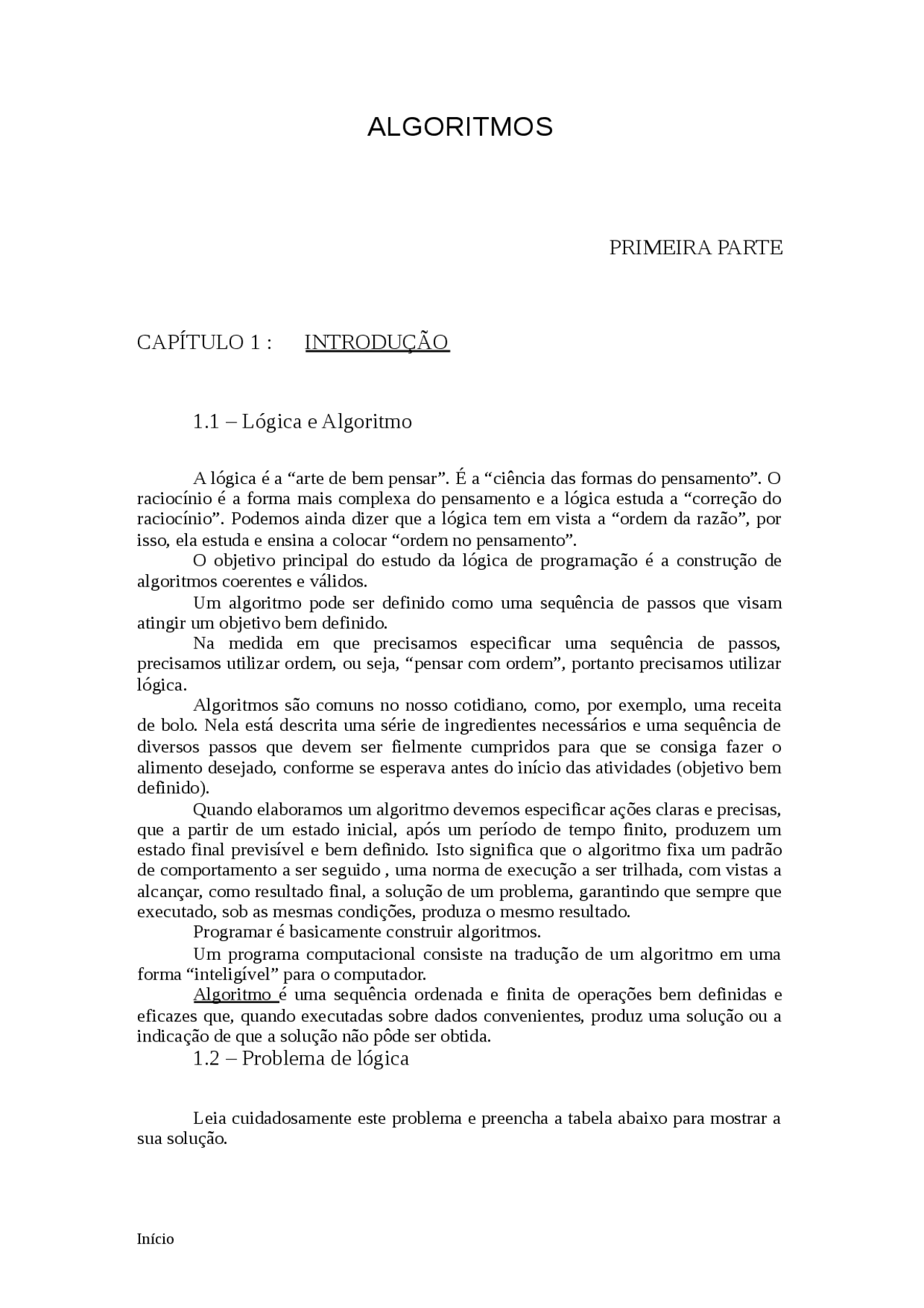 Algoritmos Apostilas Estatística Parte A Docsity