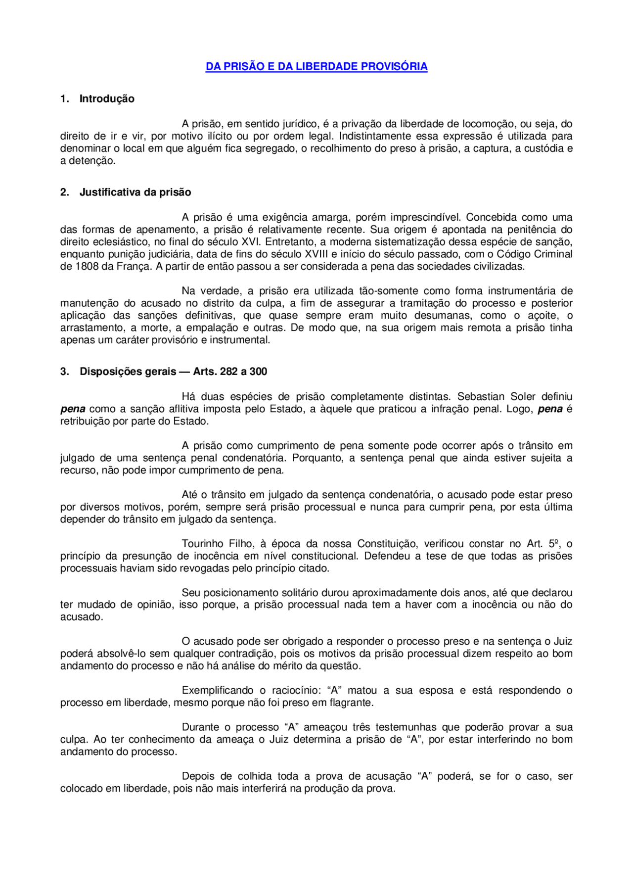 Resumo De Direito Processual Penal Apostilas Direito Docsity