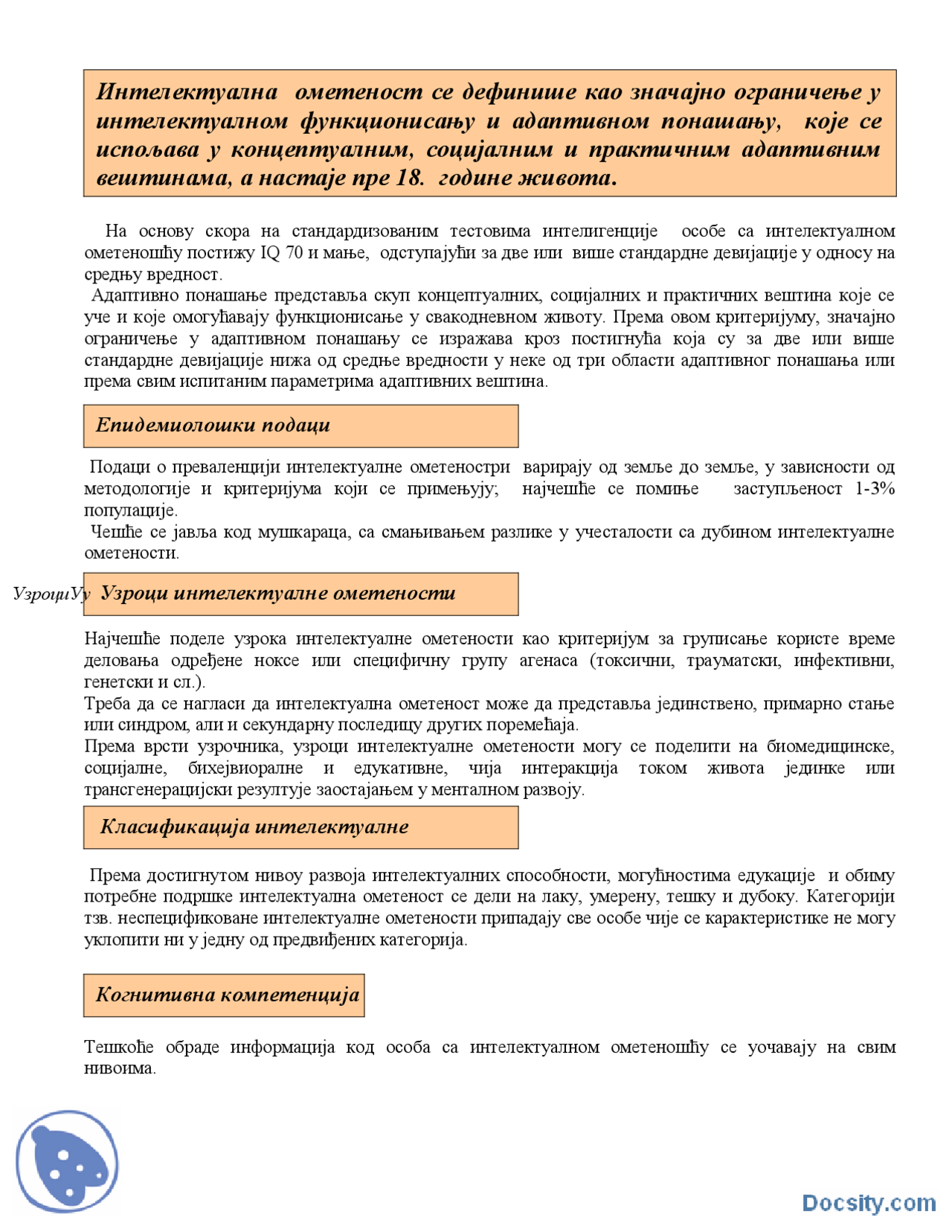 Saznajne sposobnosti dece sa IO- Skripta- Korektivno pedagoški rad ...