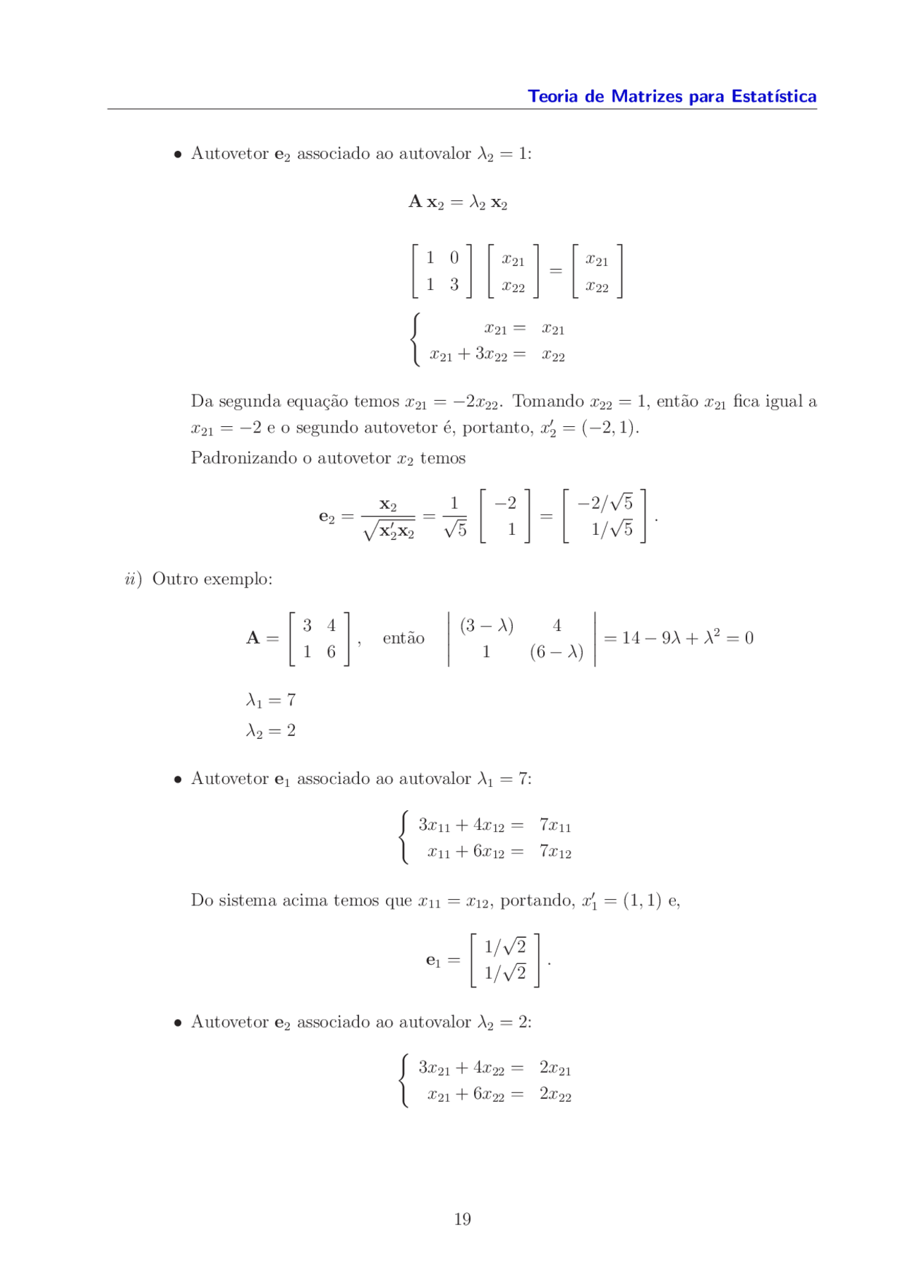 Teoria Matrizes Apostilas Estatística Parte2 Docsity