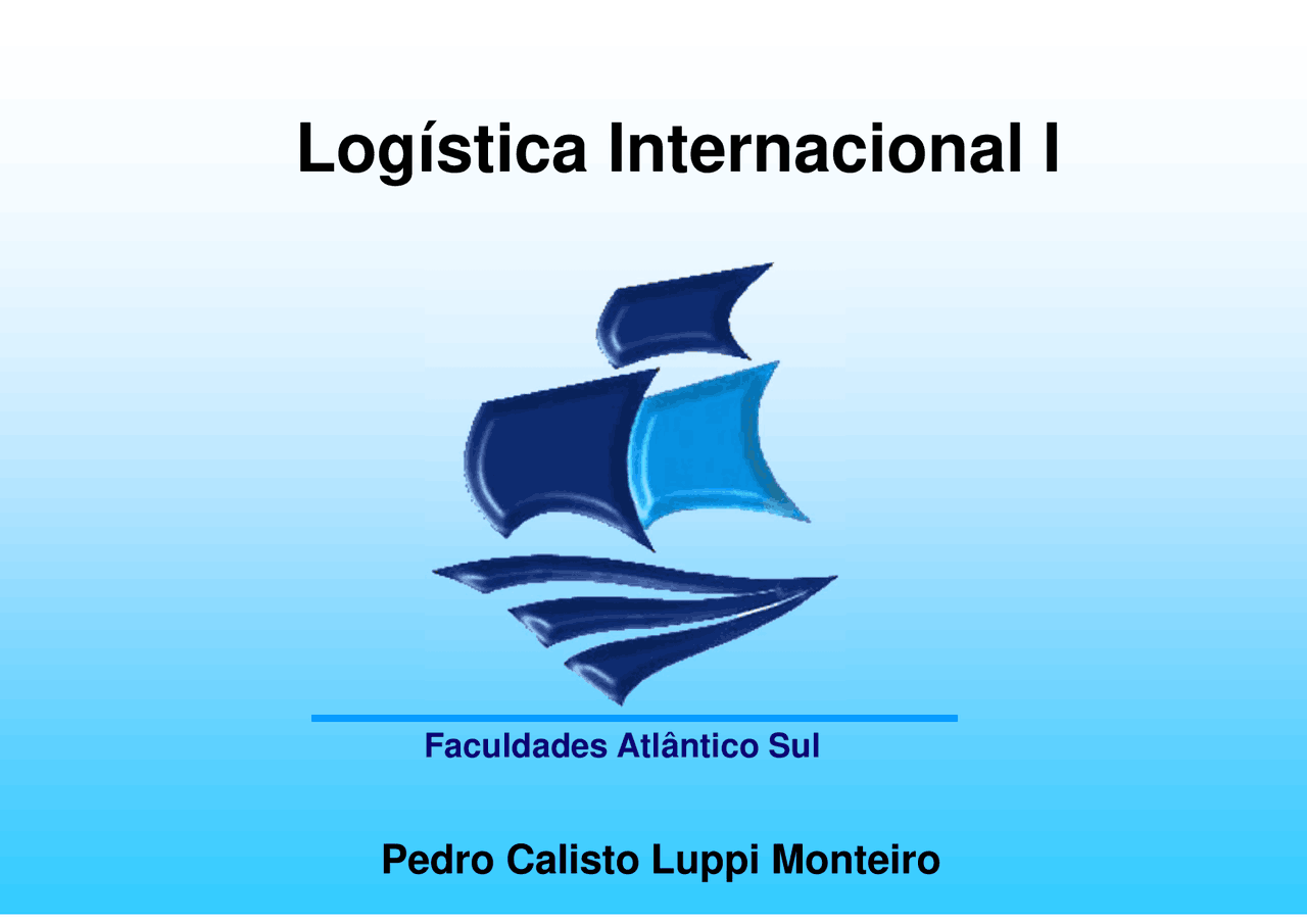 Logistica De Embalagem Apostilas Logistica Parte1 Docsity