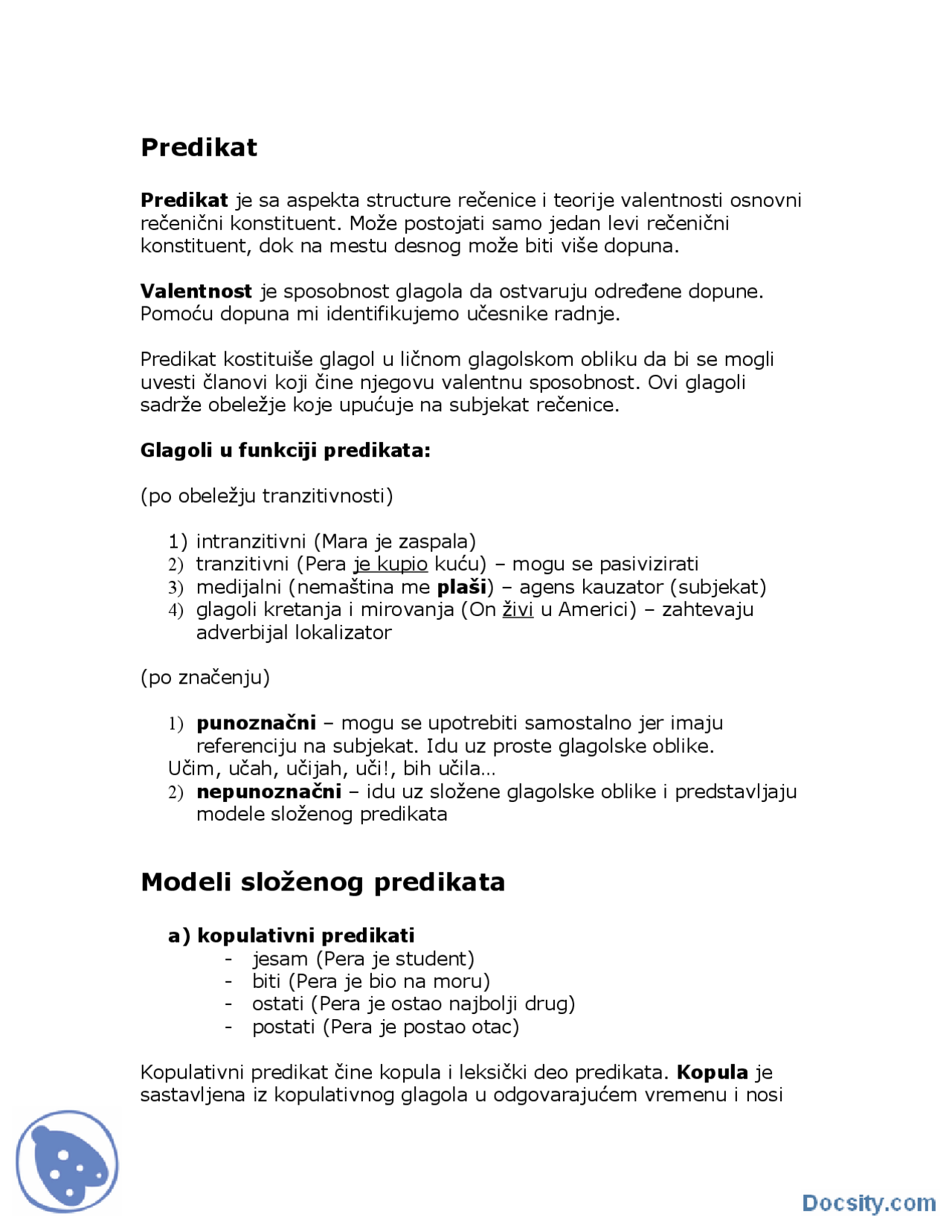 Srpski 4 - Lingvistika Teksta-Skripta-Novinarstvo | Rezime' predlog ...