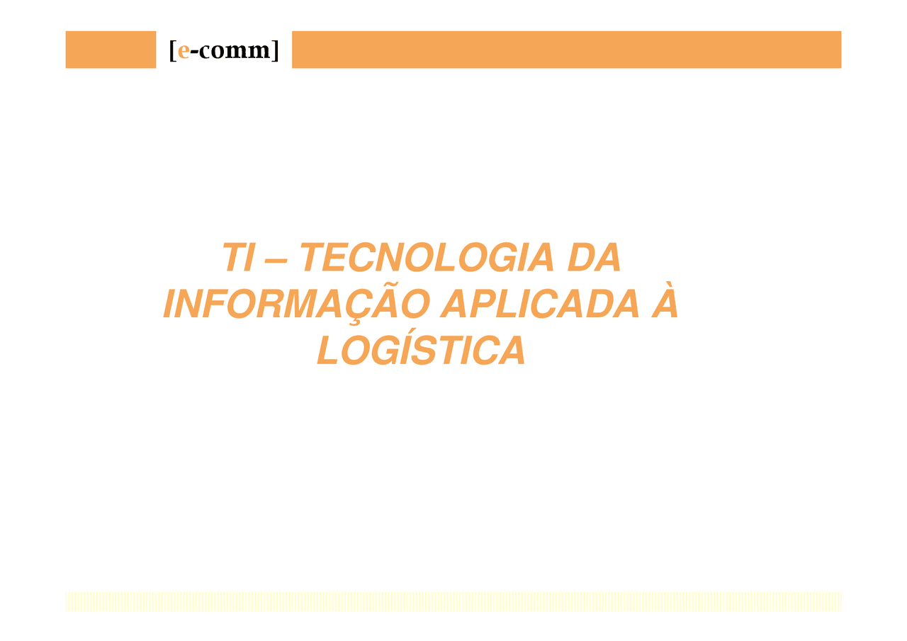 Ti Apostilas Logistica Parte1 Docsity