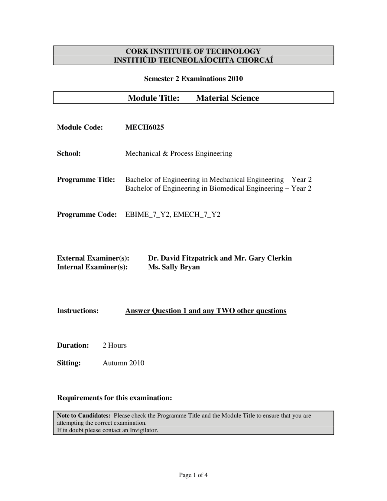 Properties Of Ferrite Material Science Exam Docsity