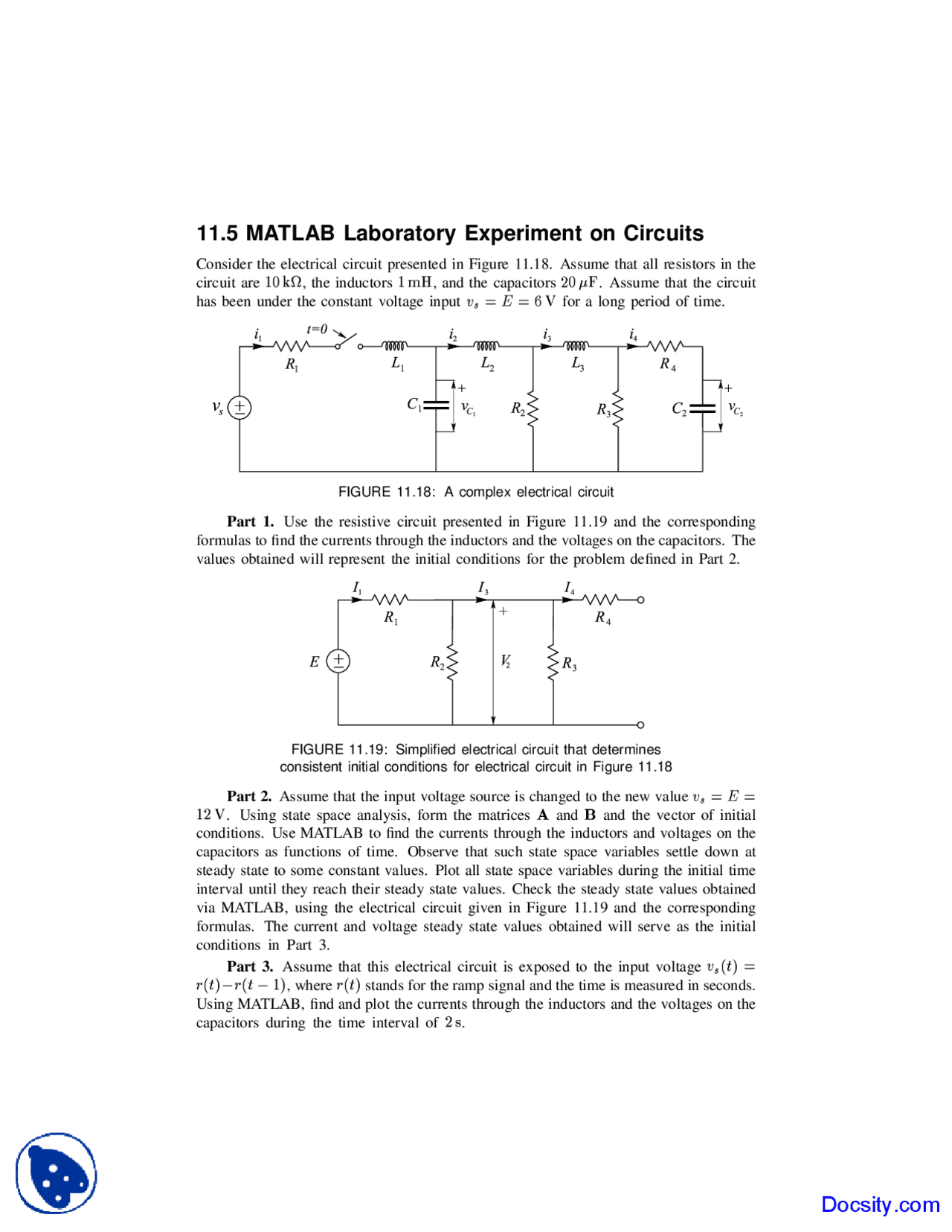 Experiment On Circuits Linear Dynamic Systems And Signals Lab
