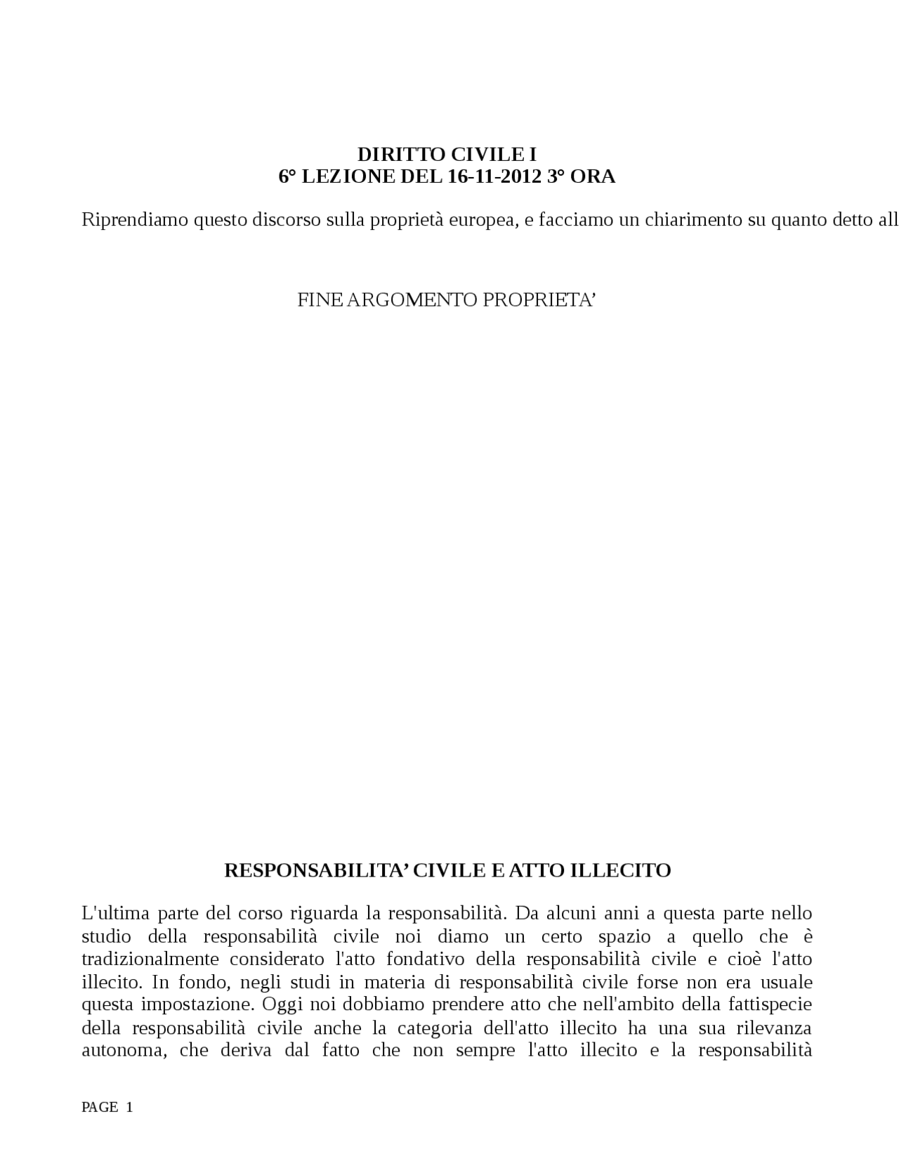 Proprietà Appunti Diritto Civile E Commerciale Docsity