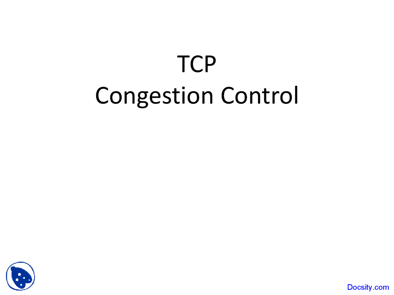 Tcp Congestion Control Advanced Computer Networks Lecture Slides