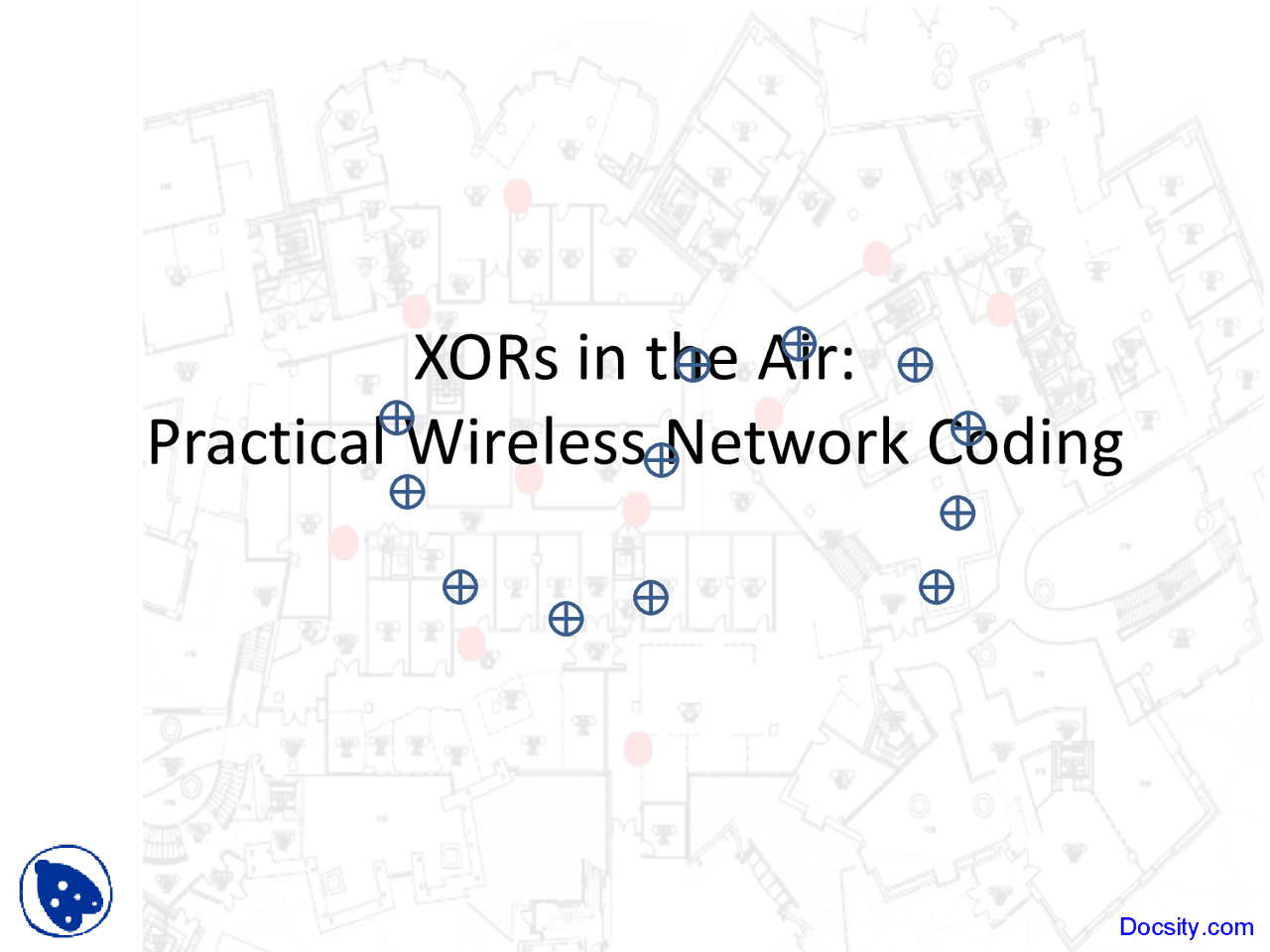 Wireless Network Coding - Advanced Computer Networks - Lecture Slides ...