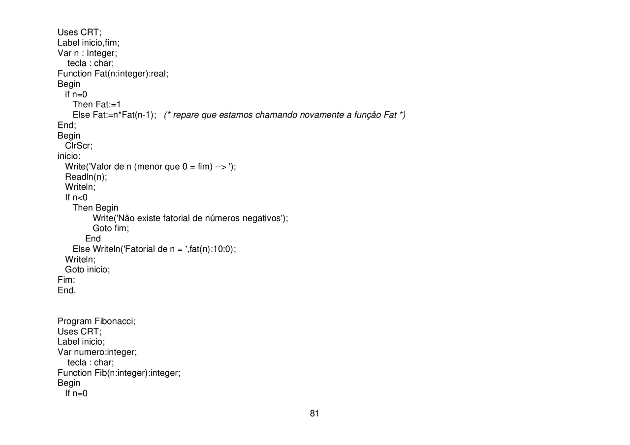 Turbo Pascal Apostilas Ciência Da Computação Parte3 Docsity