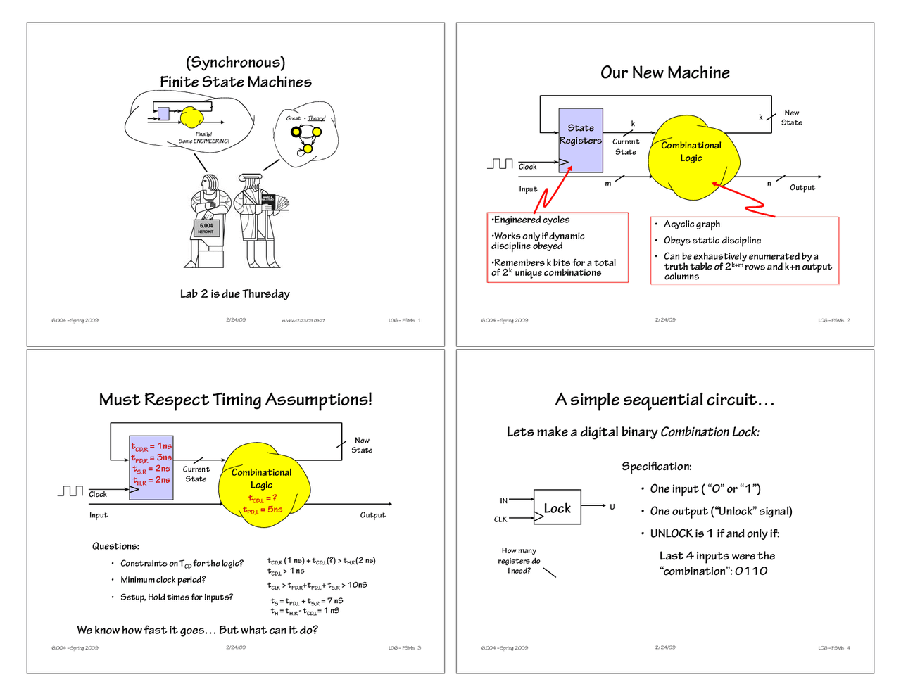 Finite State Machines Computation Structures Lecture Slides Docsity