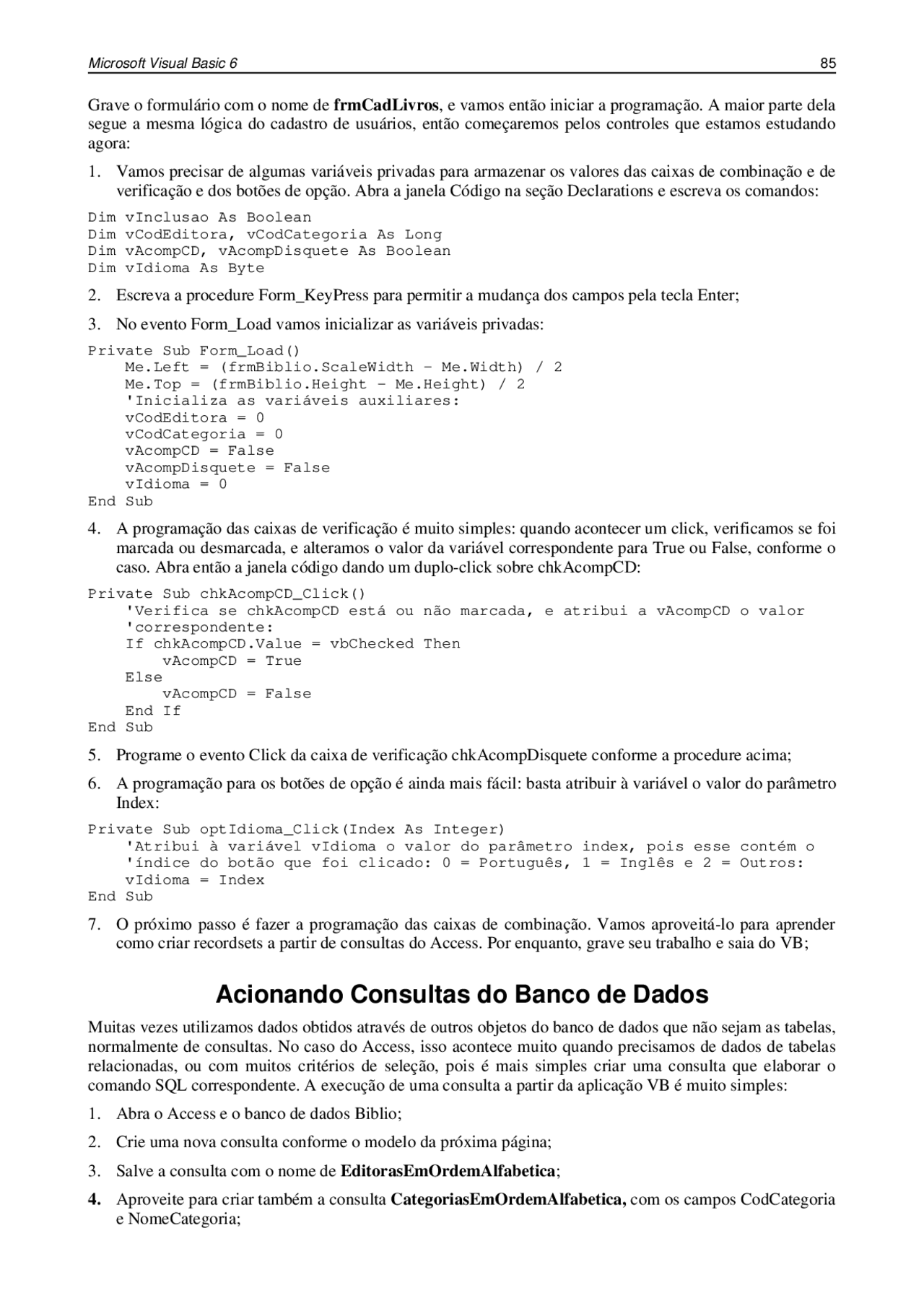 Microsoft Visual Basic Apostilas Ciência Da Computação Parte3