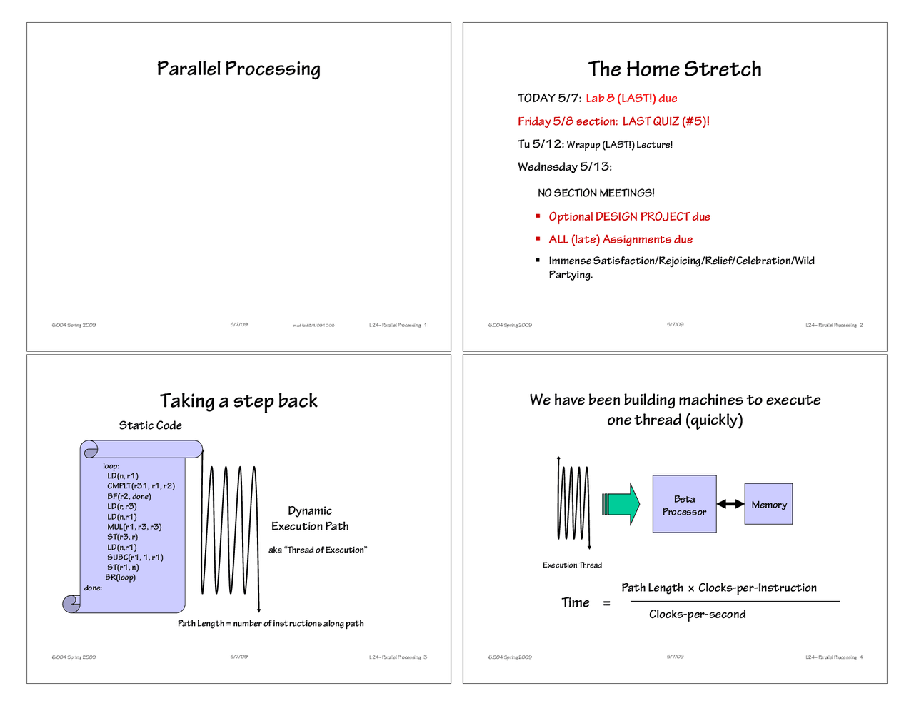 Parallel Processing Computation Structures Lecture Slides Docsity 8850