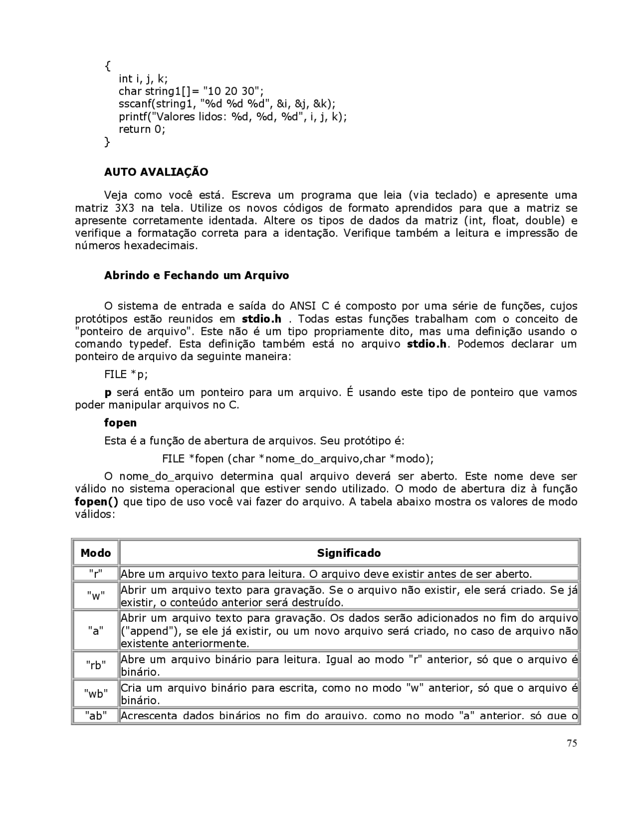 Programação C Apostilas Ciência Da Computação Parte3 Docsity