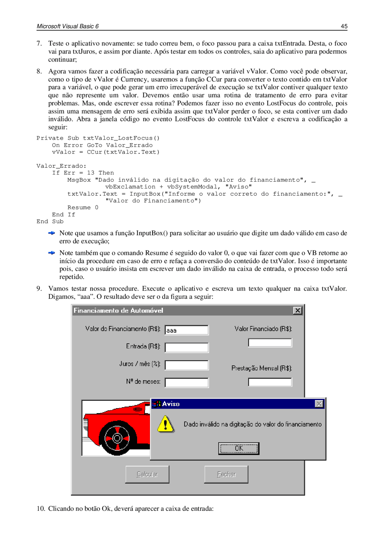 Microsoft Visual Basic Apostilas Ciência Da Computação Parte2 Docsity