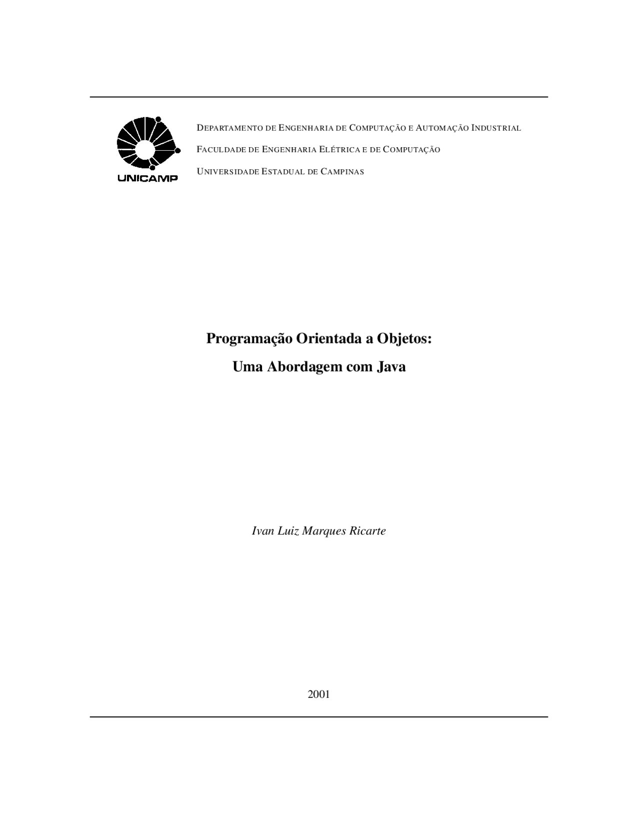 Programação Orientada A Objetos Apostilas Computação Científica