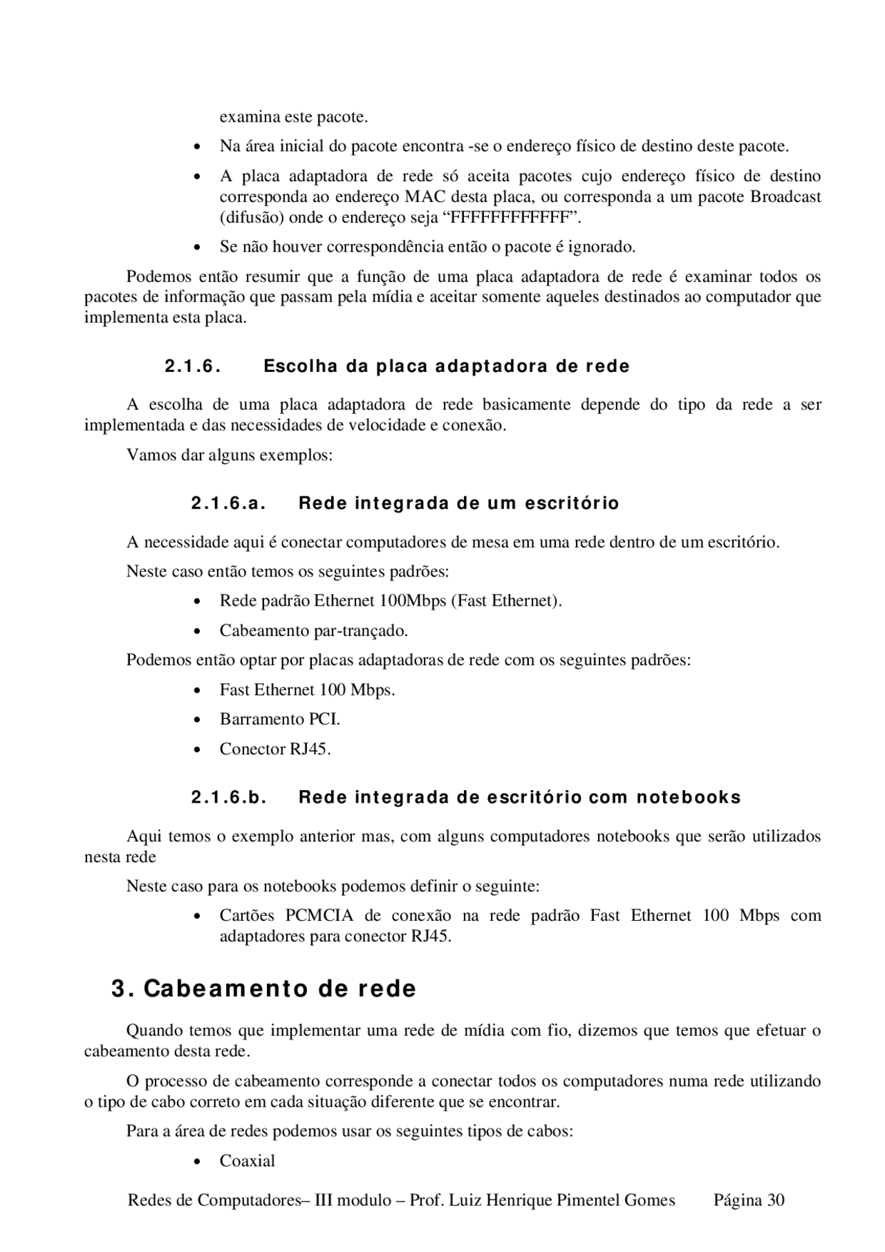 Redes E Tcpip Apostilas Ciência Da Computação Parte2 Docsity