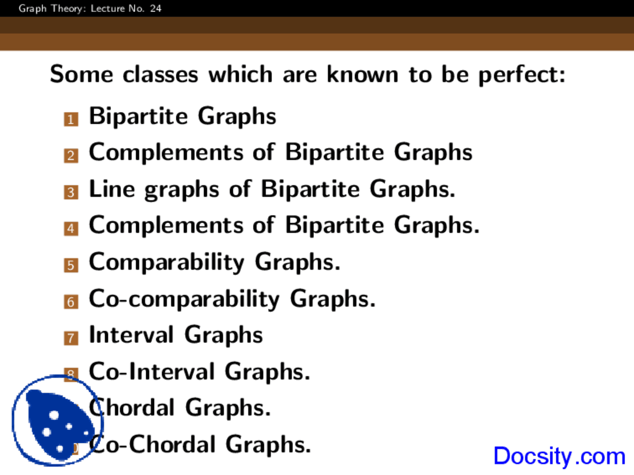 Bipartite Graphs Graph Theory Lecture Slides Docsity