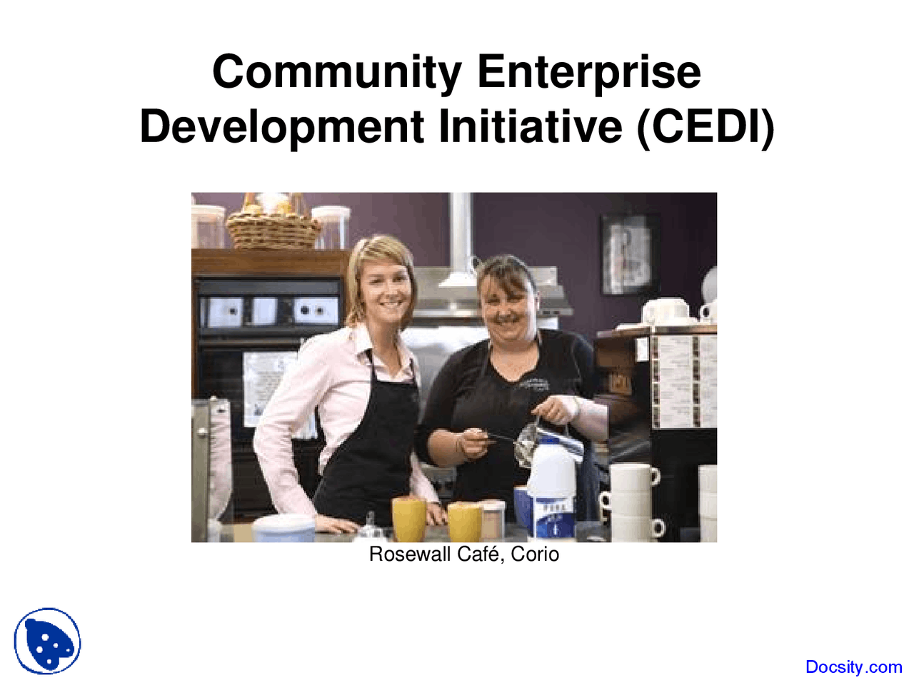 Community Enterprise Community Development Lecture Slides Docsity
