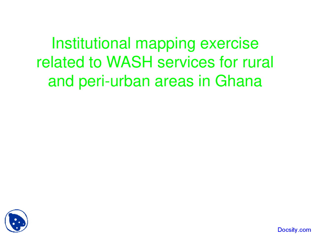Institutional Mapping Social Policy Lecture Slides Docsity