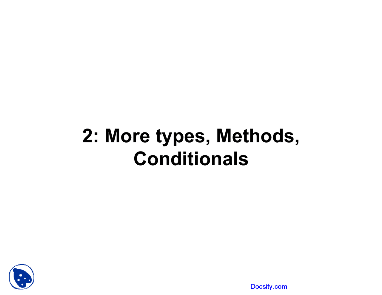 Conditionals - Introduction to Programming in Java - Lecture Slides ...