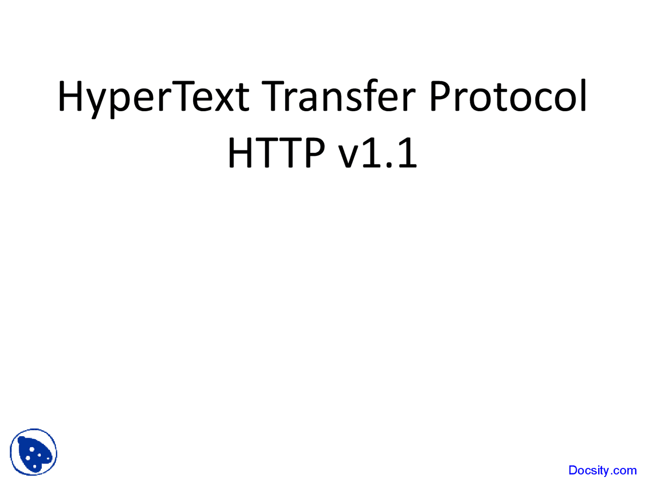 Understanding HTTP: Protocol, Basic Operation, and Features | Slides Information Security and ...