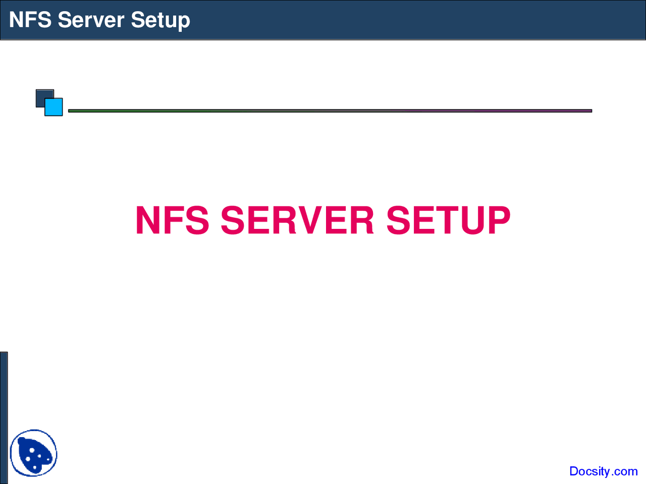 Nfs Server Setup Linux Network Administration Lecture Slides Docsity