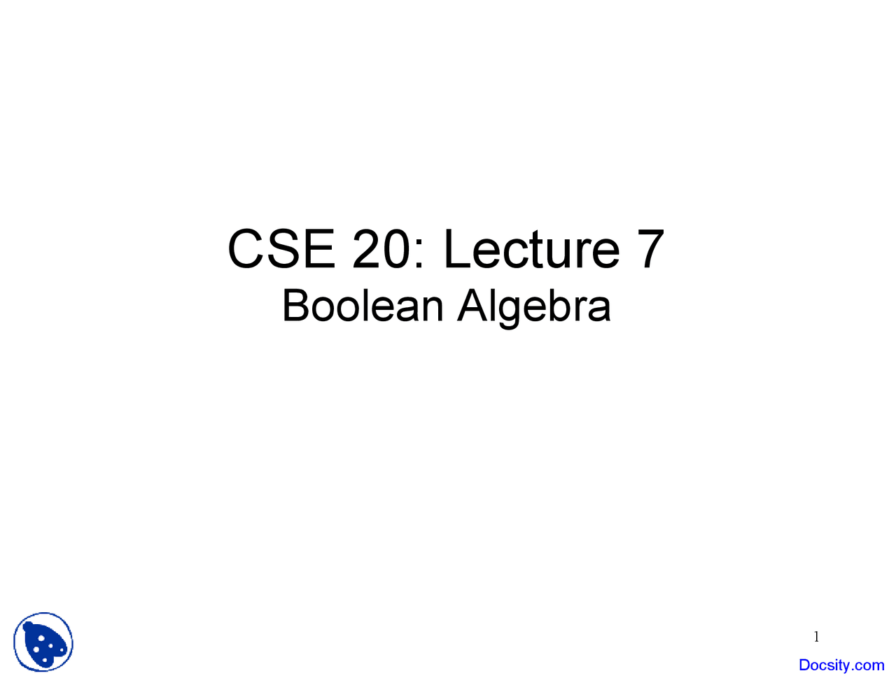 Boolean Algebra Discrete Mathematics Lecture Slides Slides
