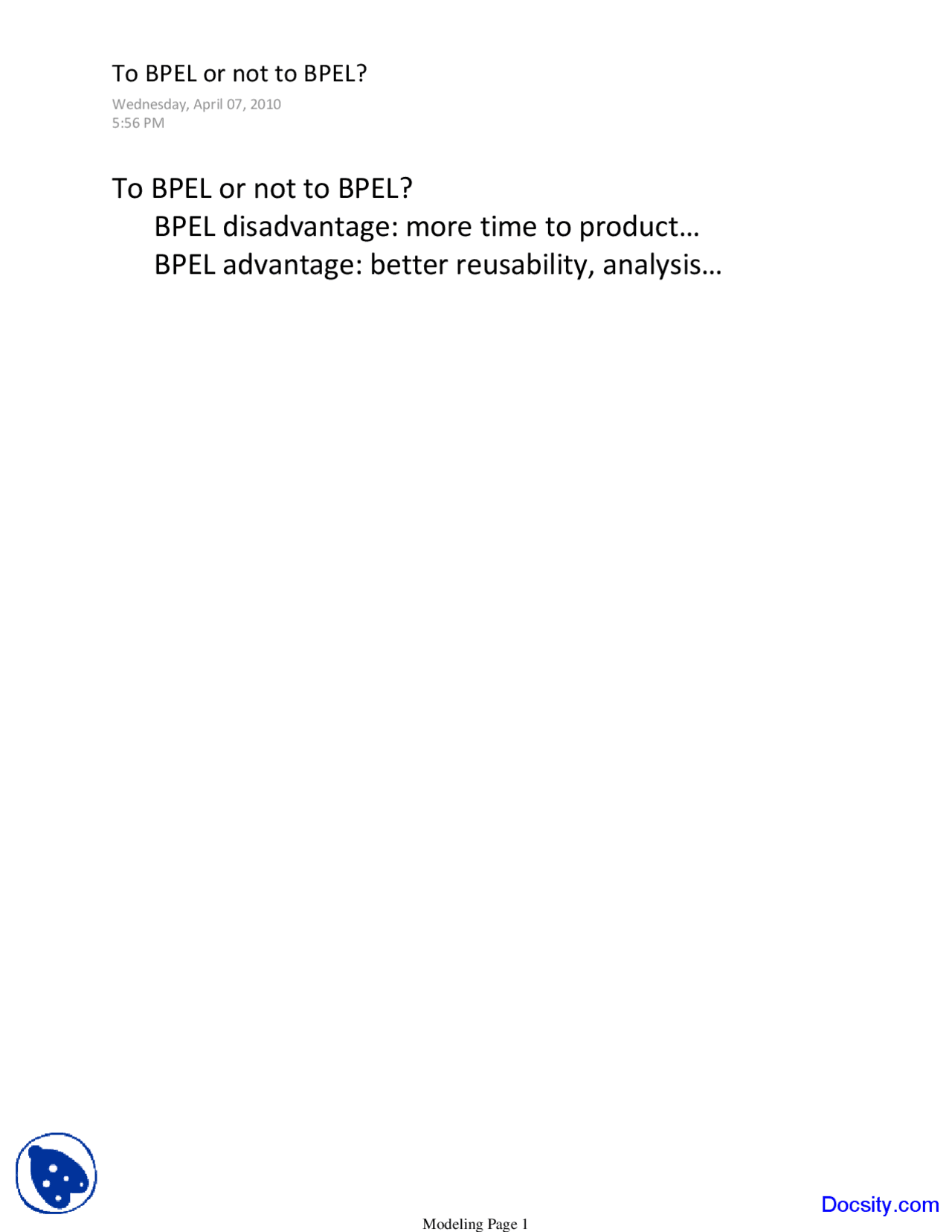 Modeling Clouds And Power Aware Computing Lecture Notes Docsity