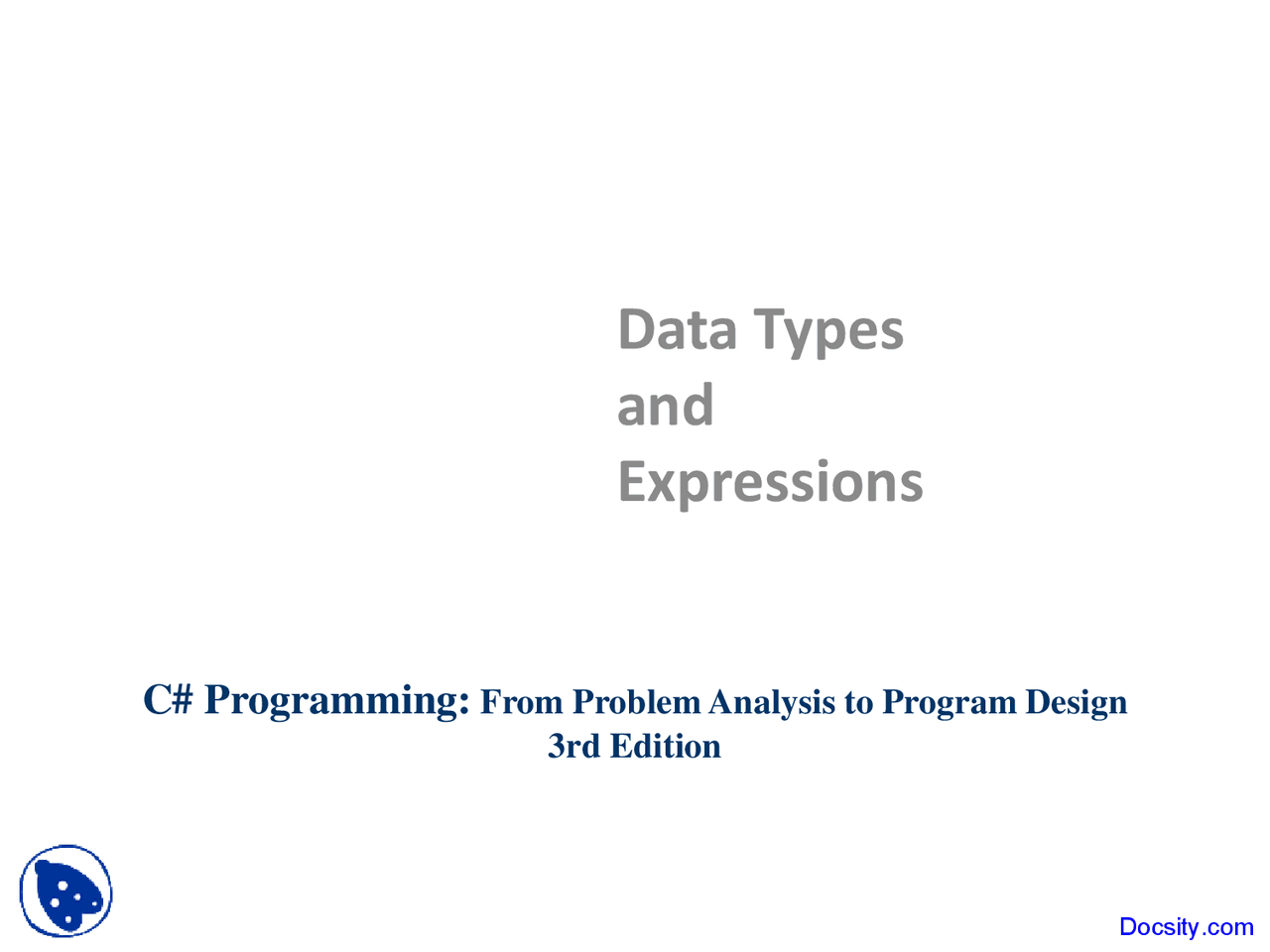 Data Types Fundamentals Of System Development Lecture Slides Docsity