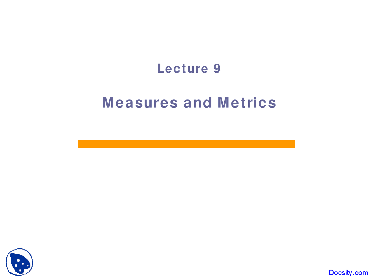Measures And Metrics Complex Networks Lecture Slides Docsity