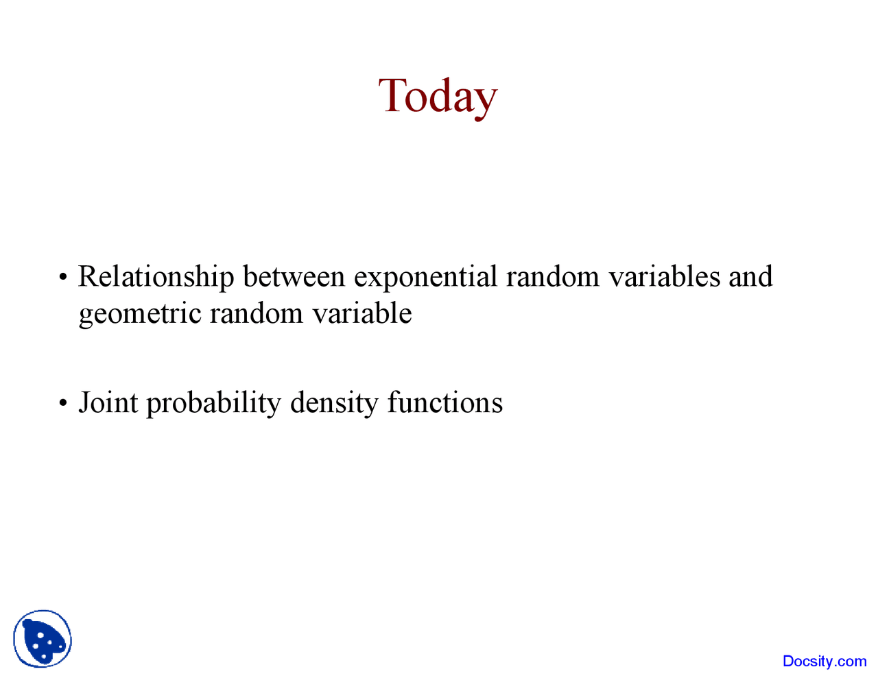 Relationship - Computer System Modeling Fundamentals - Lecture Slides ...