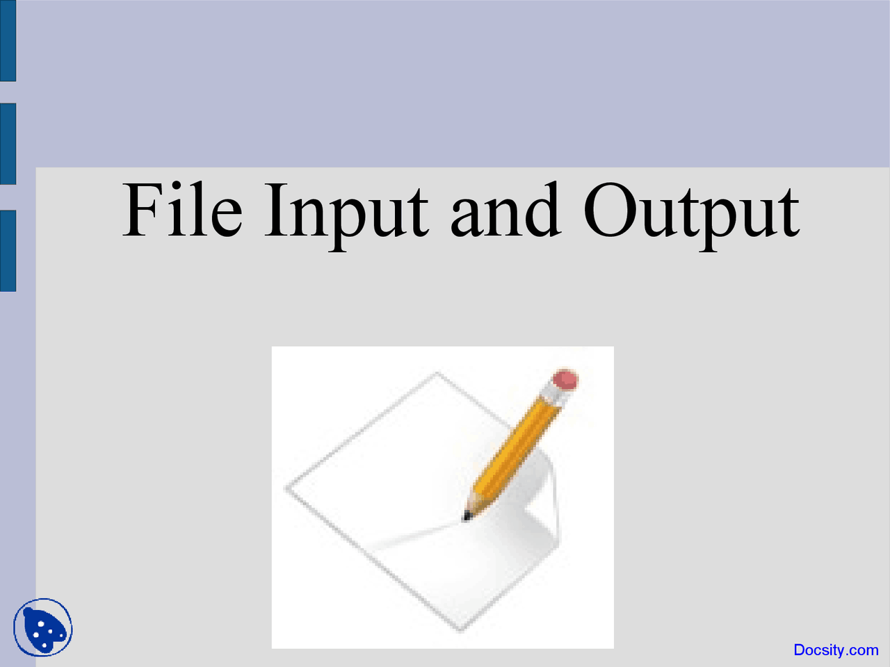 File Input Introduduction To Jave Programming Lecture Slides Docsity
