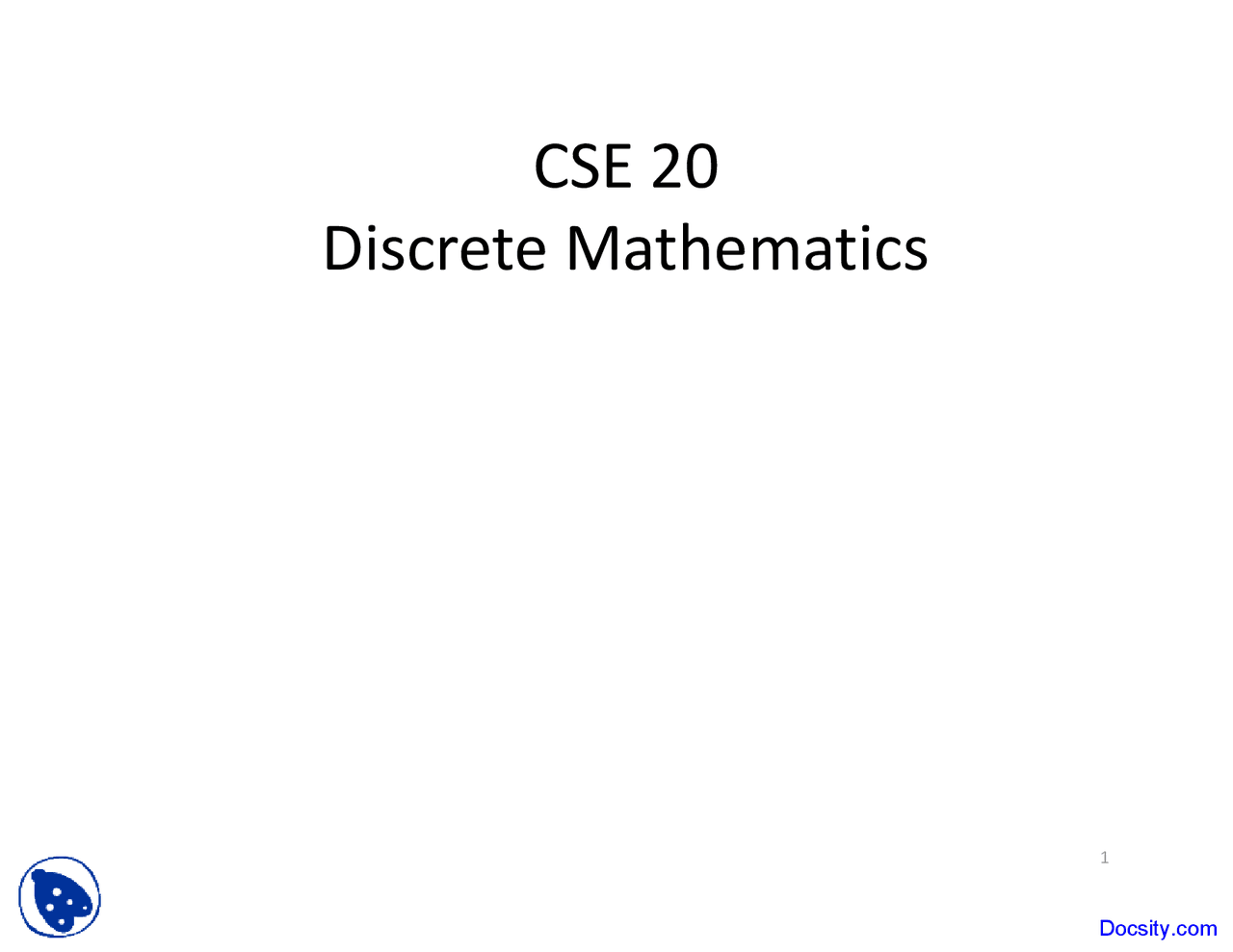 Number Systems Discrete Mathematics Lecture Slides Slides Discrete Mathematics Docsity