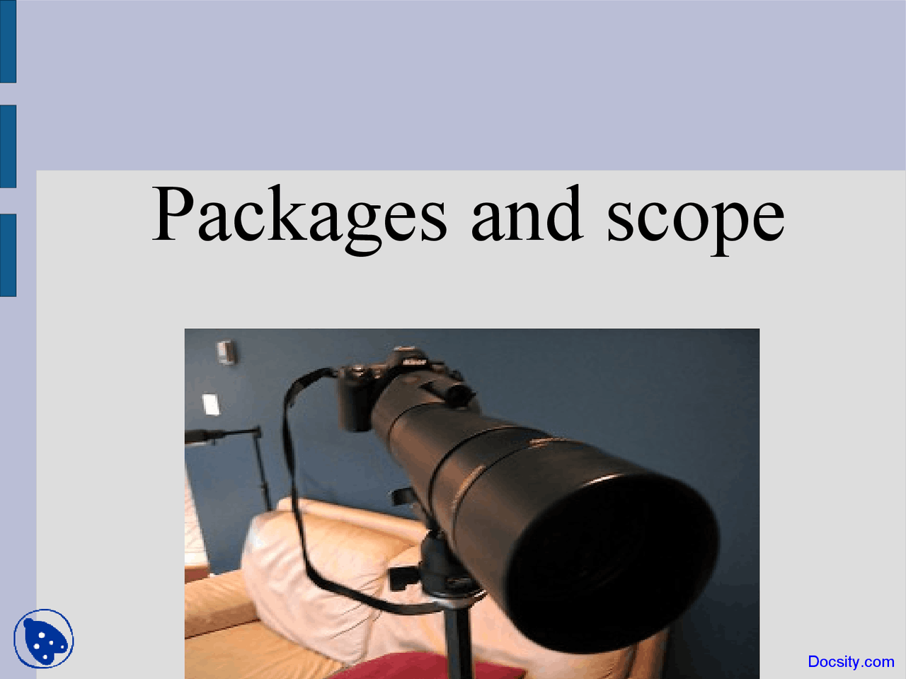 Packages And Scope Introduduction To Jave Programming Lecture